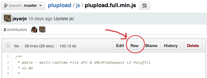 Plupload: Multi-runtime File-Uploader